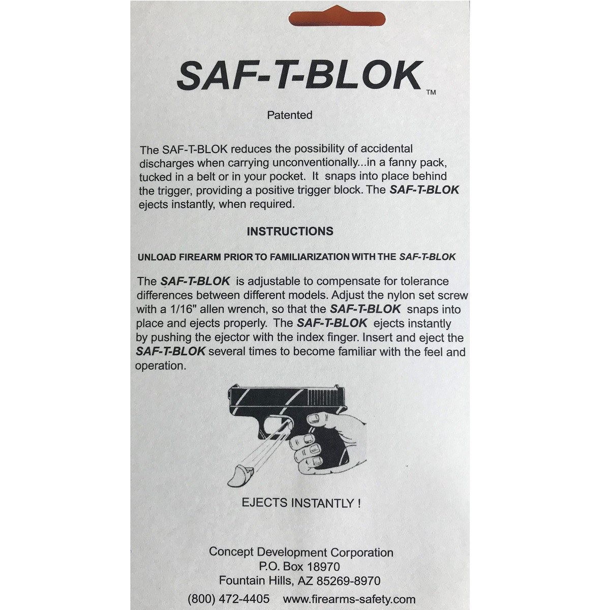 Saf-T-Blok | Glock Trigger Safety