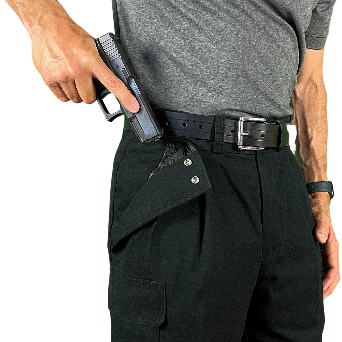 Black Concealed Carry Cargo Pants