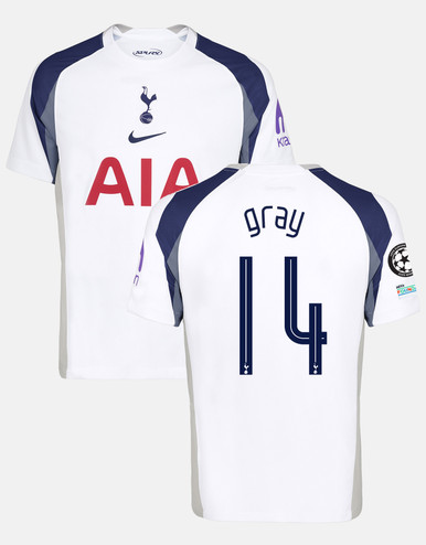 Archie Gray Mens Stadium Club Tottenham Hotspur Home Shirt 2025/26 ...