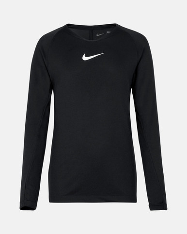 Nike Youth Dri-FIT Black First Layer Top | Spurs