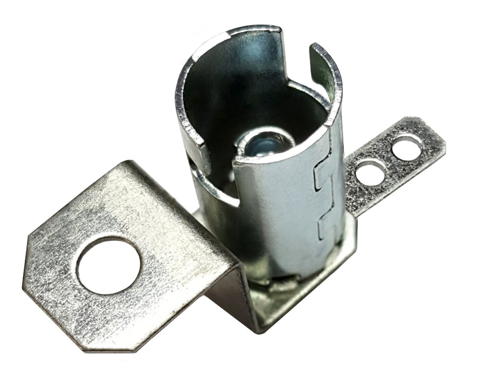 BA9s Bayonet Lamp Holder Bulb Socket, 1/2" Bracket for Bally Gottlieb ...