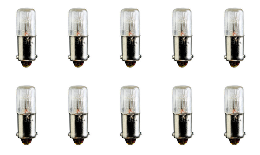 Box of 10 Neon Bulb NE51H B2A, Bayonet 105 to 125 Volts AC/DC FREE ...