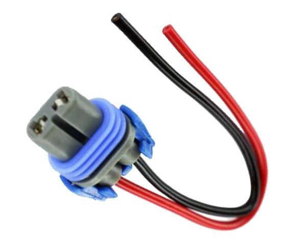 Connector Plug Pigtail 7" 16 ga for 9006 and 9006XS bulbs P22d base