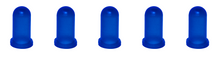 Dark Blue Bulb Cover Cap Boots, 5-Pack, 4mm, T1.25, fits 8640