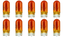 Box of 10 Bulbs #168A (168 Amber) Bulb NEW