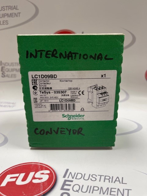Schneider LC1D09BD Contactor 4KW/5HP - FUS Industrial