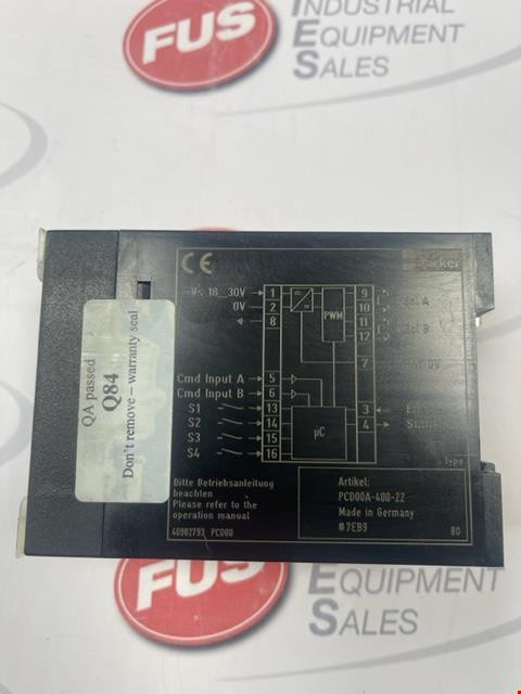 Parker PCD00A-400-22 E-Module Proportional Pressure/Flow Control Valve ...