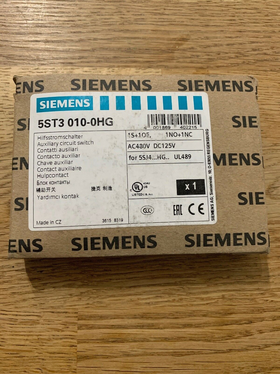 Siemens 5ST3 010-0HG Auxillary Circuit Switch - FUS Industrial