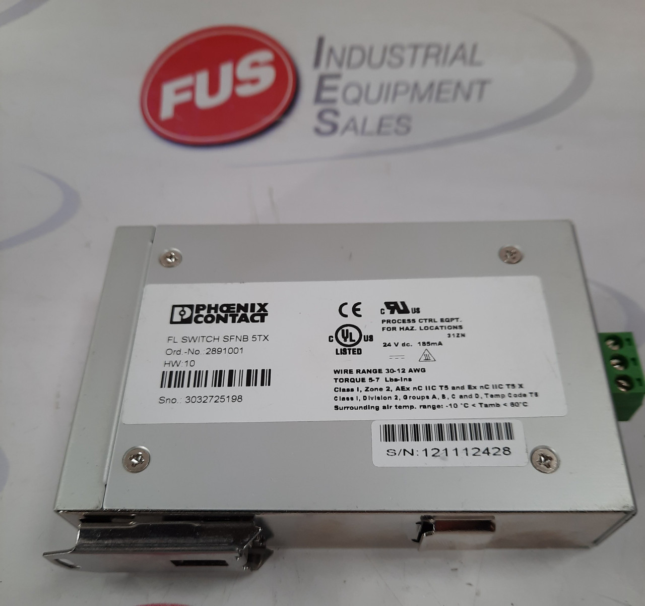 Phoenix Contact FL Switch SFNB 5TX - FUS Industrial