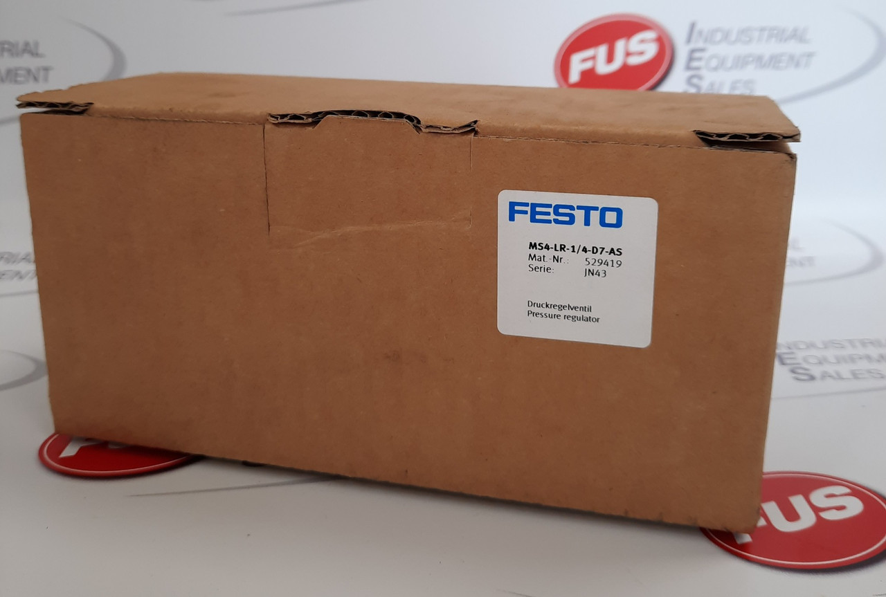 Festo MS4-LR-1/4-D7-AS Pressure Regulator - FUS Industrial