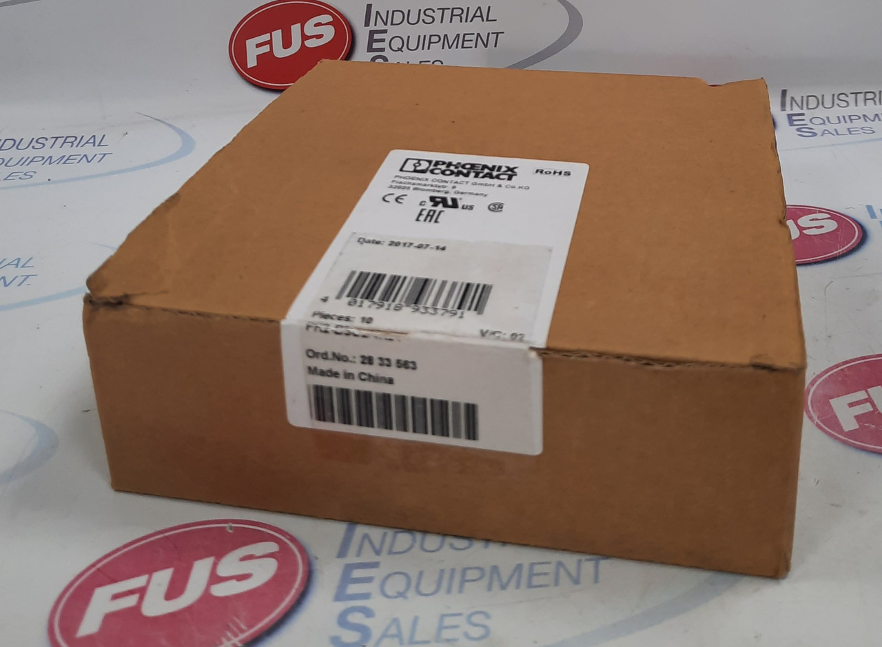Phoenix Contact Part No 28 33 563 Relay Socket (10 Pieces) - FUS Industrial
