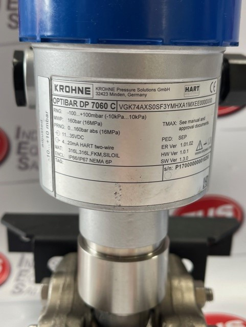 Krohne Optibar DP 7060 C Differential Pressure Transmitter, Flow Meter ...