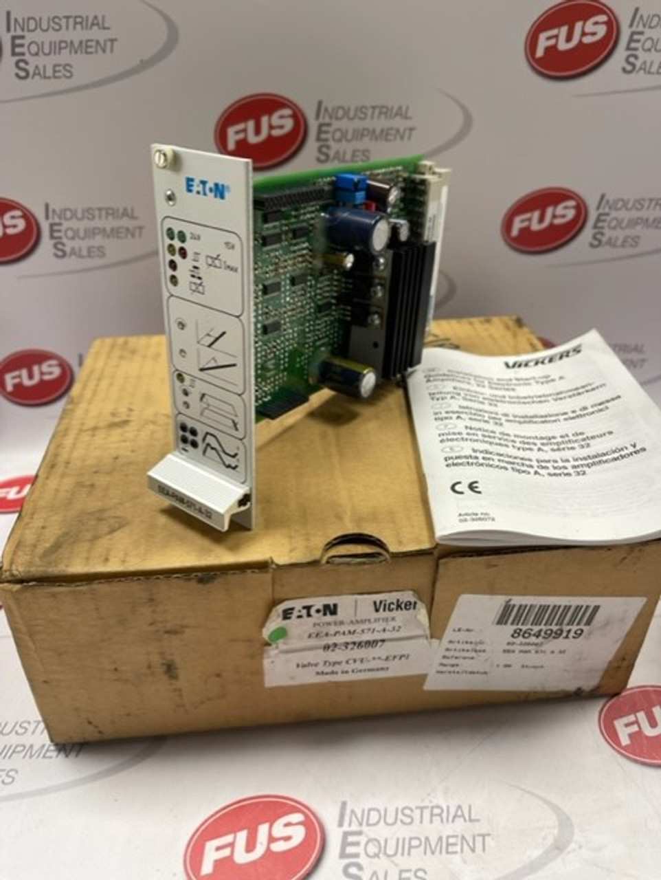 Eaton Vickers EEA-PAM-571-A-32 Power Amplifier Board - FUS Industrial