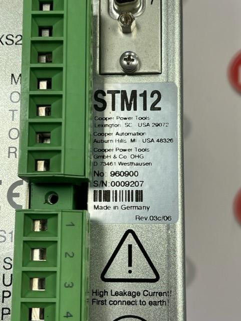 Cooper Power Tools STM12 Servo Drive - FUS Industrial
