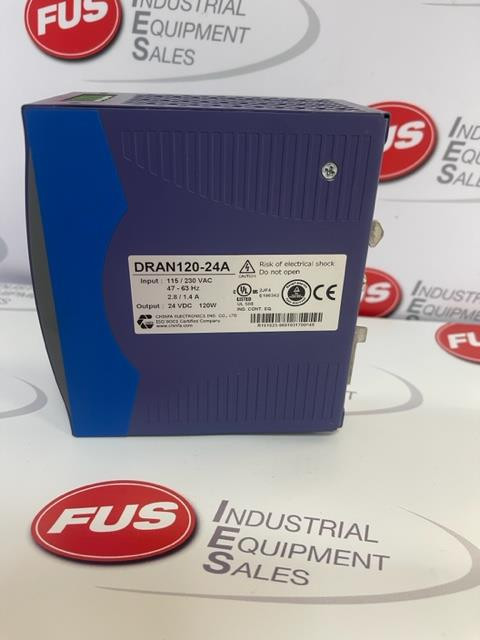 Chinfa Electronics DRAN120-24A Switching Power Supply - FUS Industrial