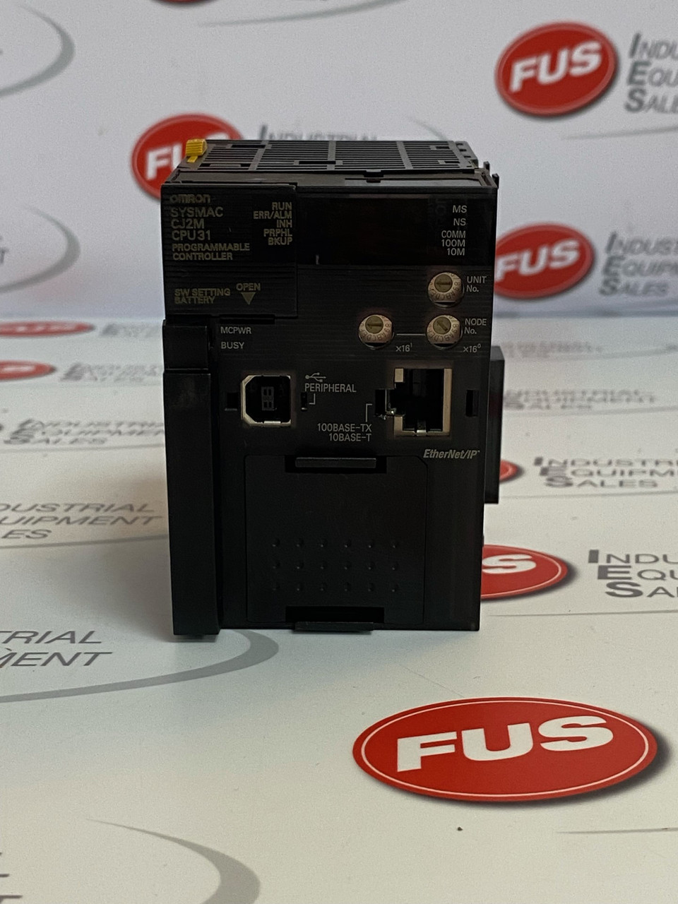 Omron CJ2M-CPU31 CPU Unit Programmable Controller - SOLD 16-11-23 - FUS Industrial