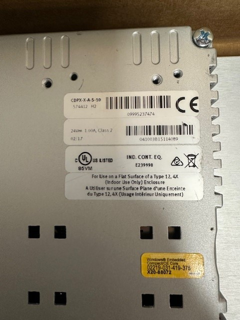 FESTO CDPX-X-A-S-10 HMI Screen Operator Panel - FUS Industrial