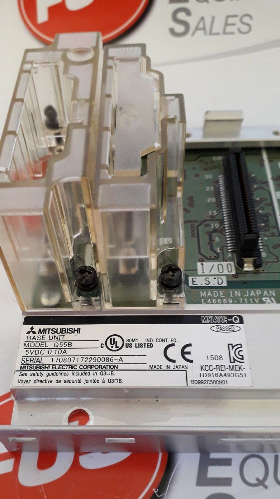 MITSUBISHI Q55B Base Unit 5VDC 0 10A - FUS Industrial
