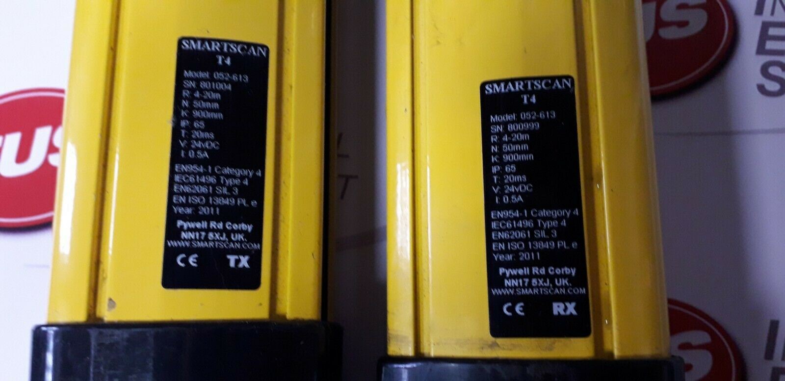 Smartscan T4 Model 052-613 Safety Light Curtains - FUS Industrial