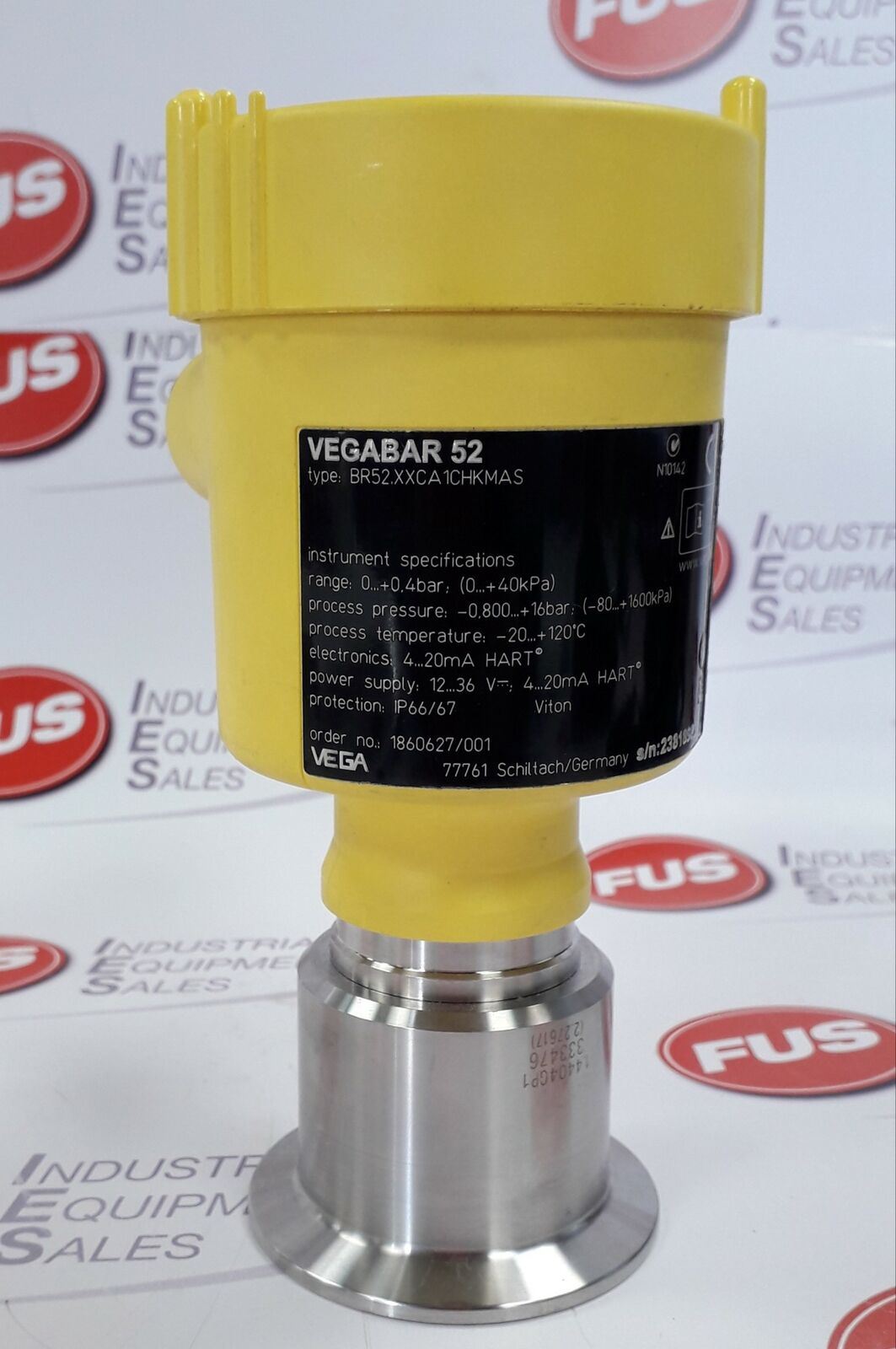 VEGA VEGABAR 52 Type : BR52XXCA1CHKMAS Pressure Transmitter 0.4bar ...