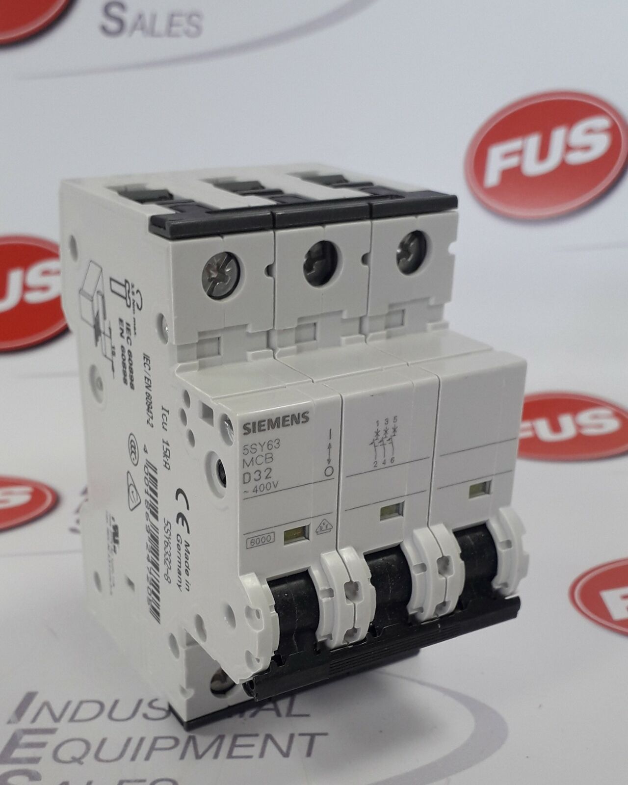 Siemens 5SY6 332-8 Miniature Circuit Breaker 400v - FUS Industrial