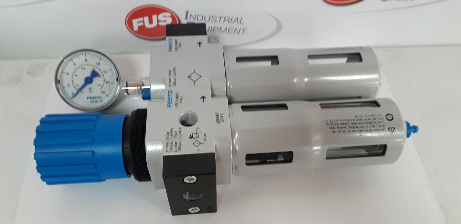 FESTO FRC-1/4-D-MIDI Filter Regulator Lubricator/Service Unit - Unused ...