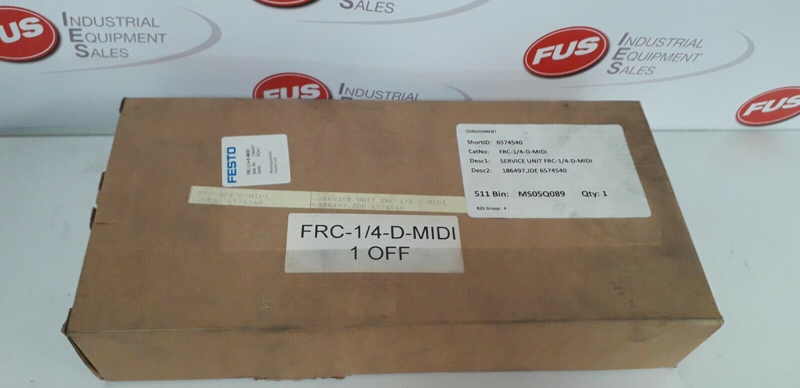 FESTO FRC-1/4-D-MIDI Filter Regulator Lubricator/Service Unit - Unused ...