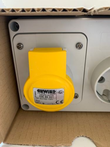 Gewiss GW 66 001 Switched Surface Mounted Socket, 110V, 16A - FUS ...