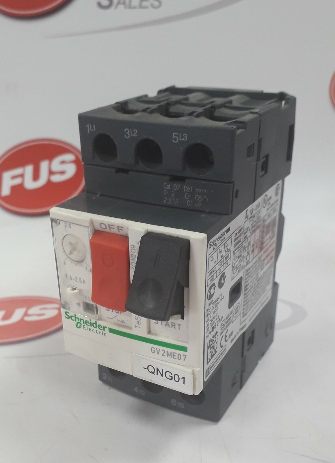 Schneider GV2ME07 3 Pole Cicruit Breaker 1.6-2.5A - FUS Industrial