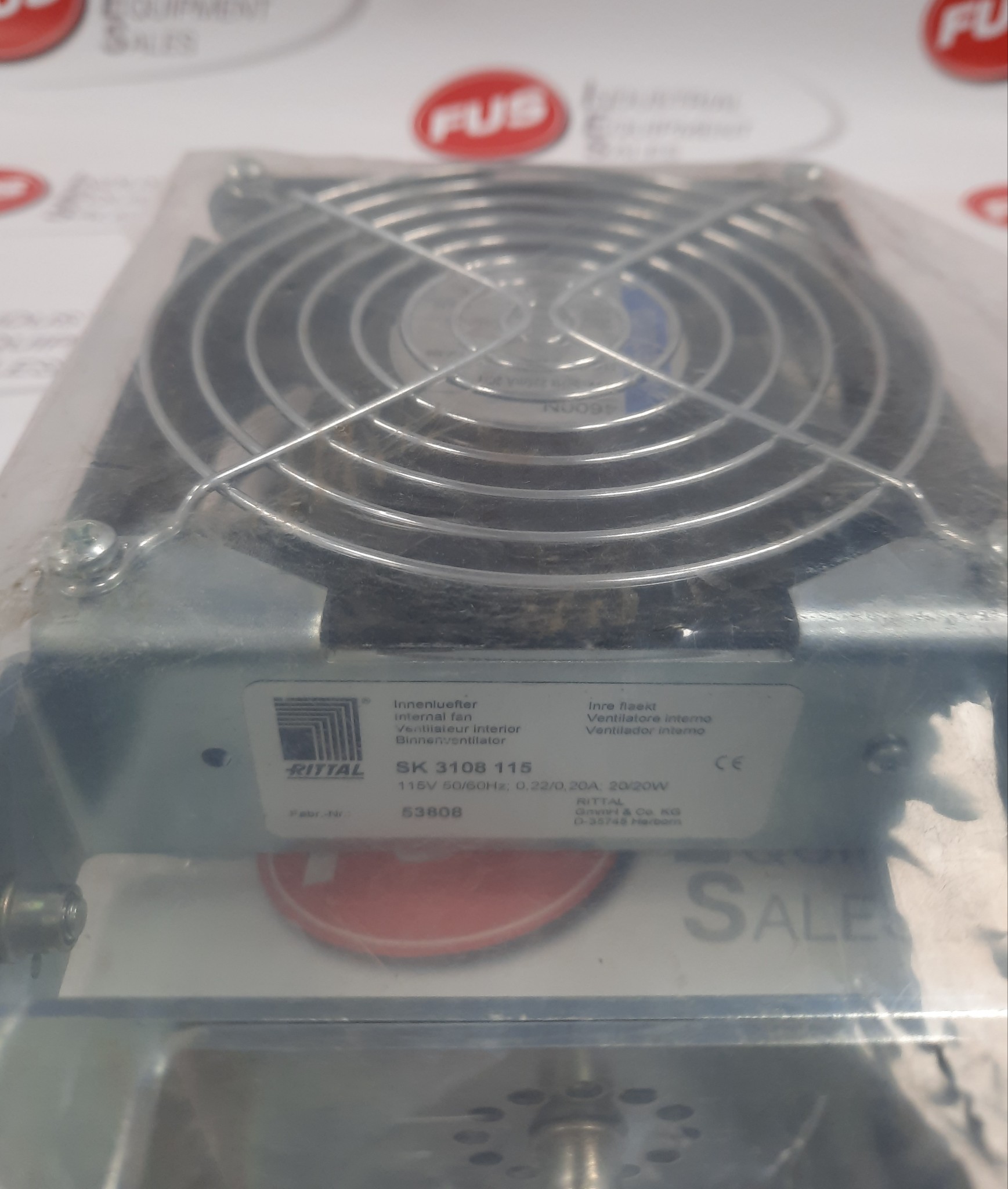 Rittal SK 3108 115 Internal Fan 115v 50/60Hz - FUS Industrial