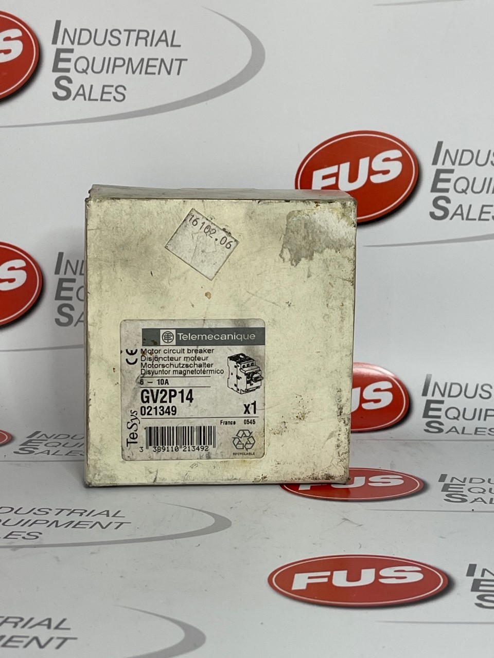 Telemecanique GV2P14 Motor Circuit Breaker, 6-10A - FUS Industrial