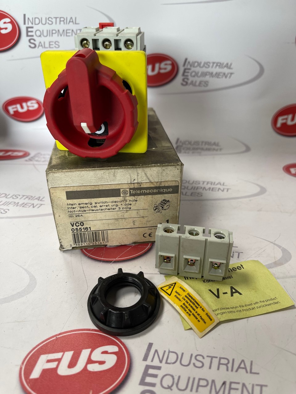 Telemecanique VCO 055161 Main Emergency Switch Disconnector & Handle ...