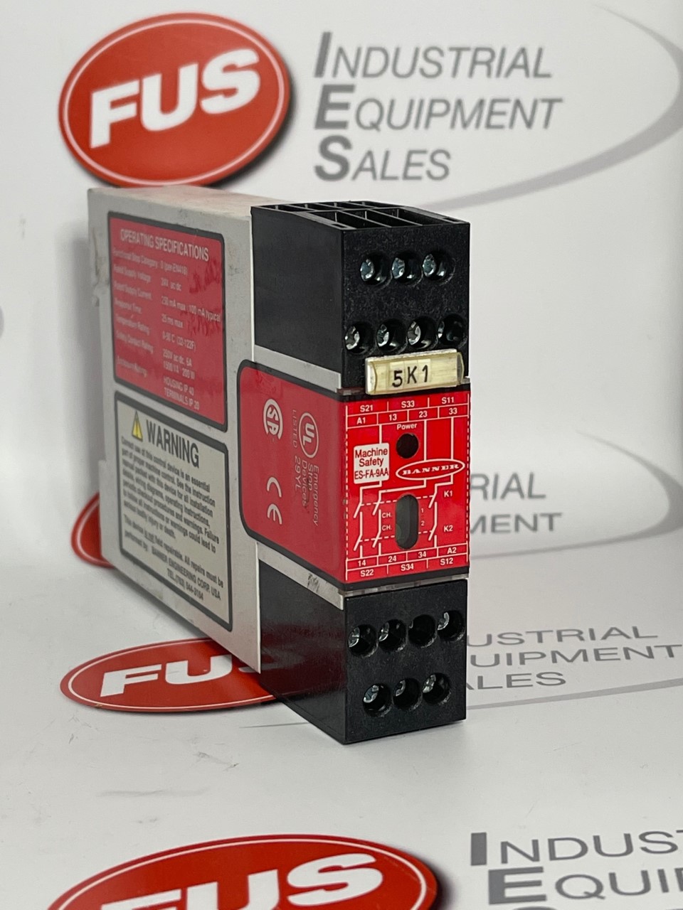BANNER ES-FA-9AA Safety Relay - FUS Industrial
