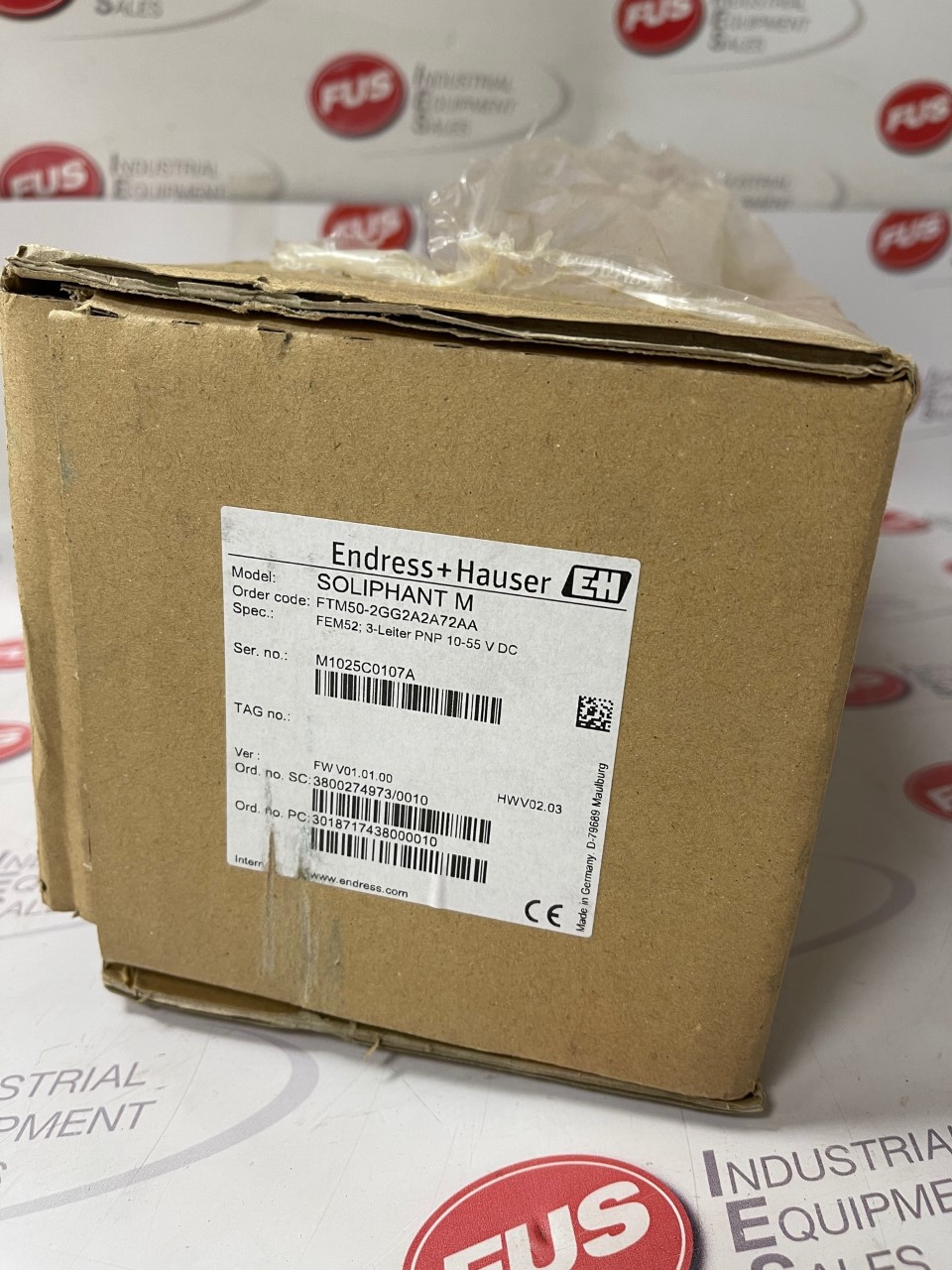 Endress + Hauser FTM50-2GG2A2A72AA Soliphant M Vibronic Point Level ...