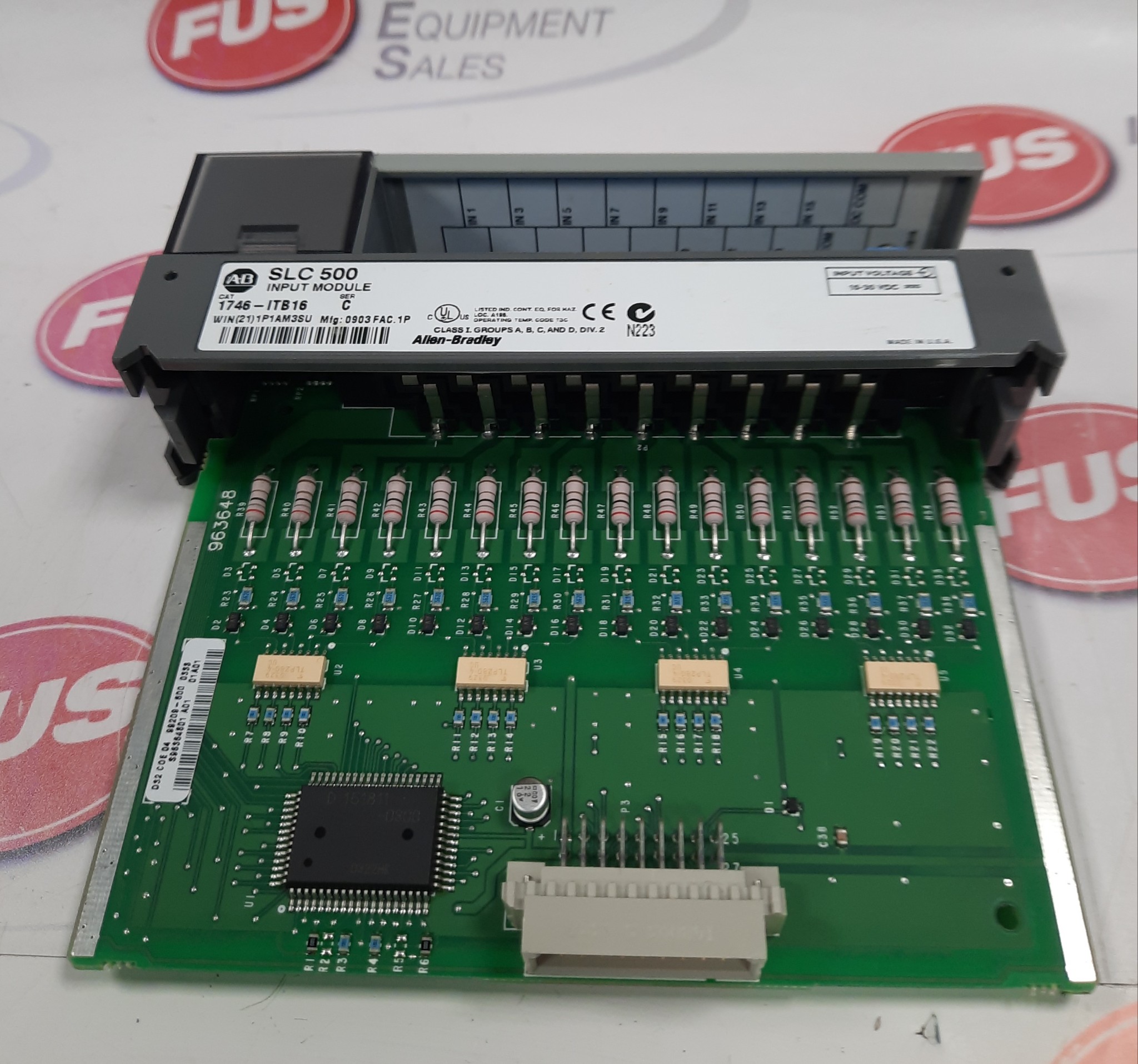 Allen Bradley 1746-ITB16 SLC 500 Ser C Input Module - FUS Industrial