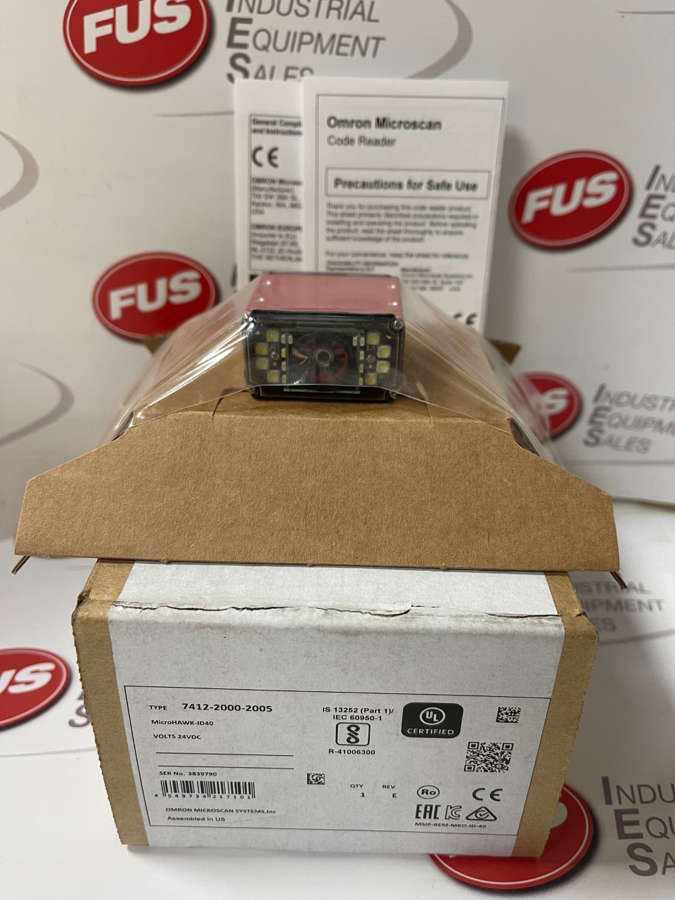 Omron MicroHAWK ID-40 Industrial Ethernet Barcode Reader - FUS Industrial