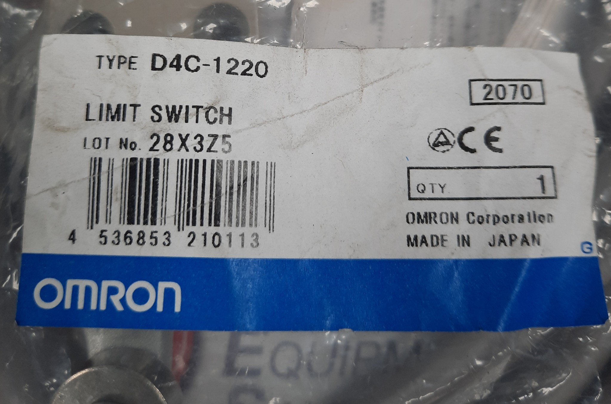 Omron D4c 1220 Limit Switch Fus Industrial