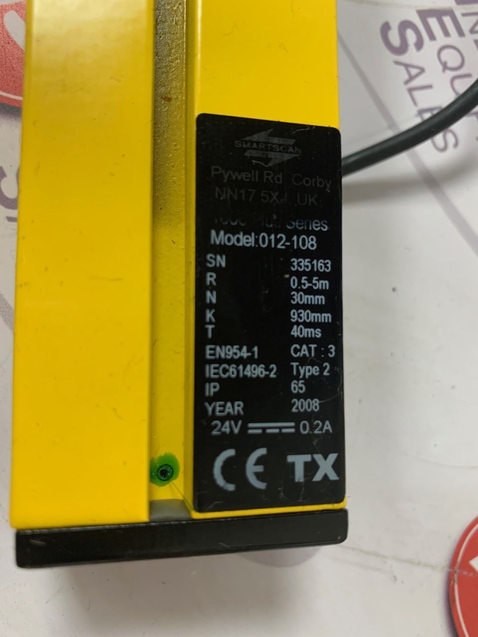 Smartscan 1000 Plus Model, Model 012-108 Light Curtain Safety Light ...