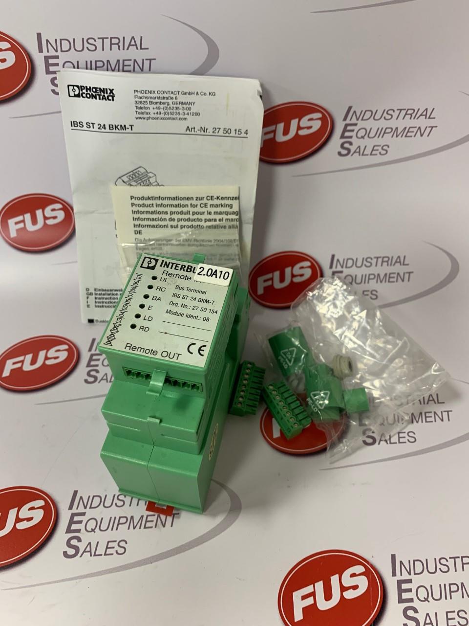Phoenix Contact IBS ST 24 BKM-T Bus Terminal - FUS Industrial