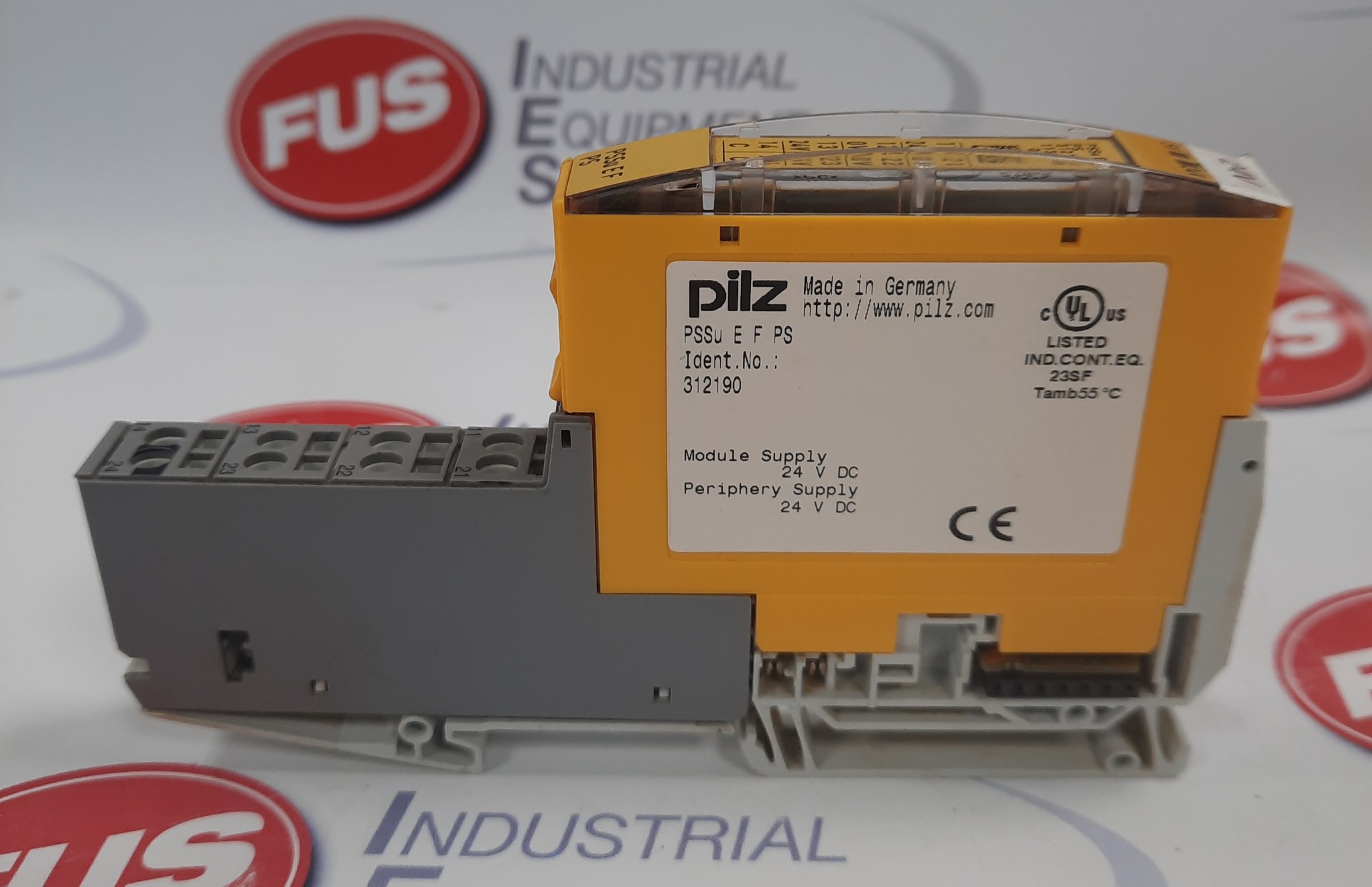 Pilz PSSu E F PS Ident No. 312190 Electronic Module to Power Supply ...