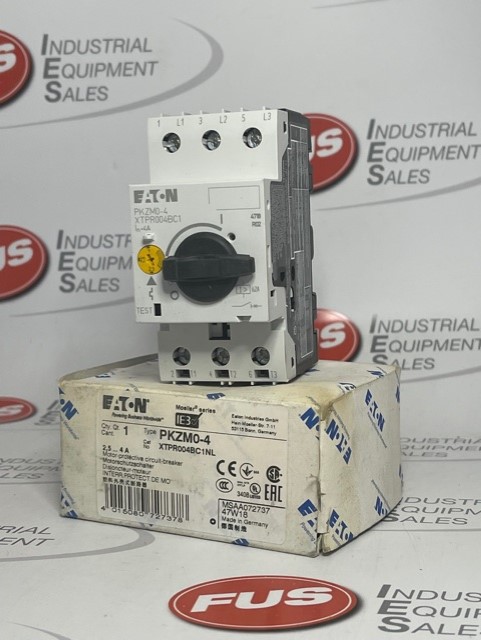 Eaton PKZM0-4 2.5-4A Motor Protective Circuit Breaker XTPR0004BC1NL ...
