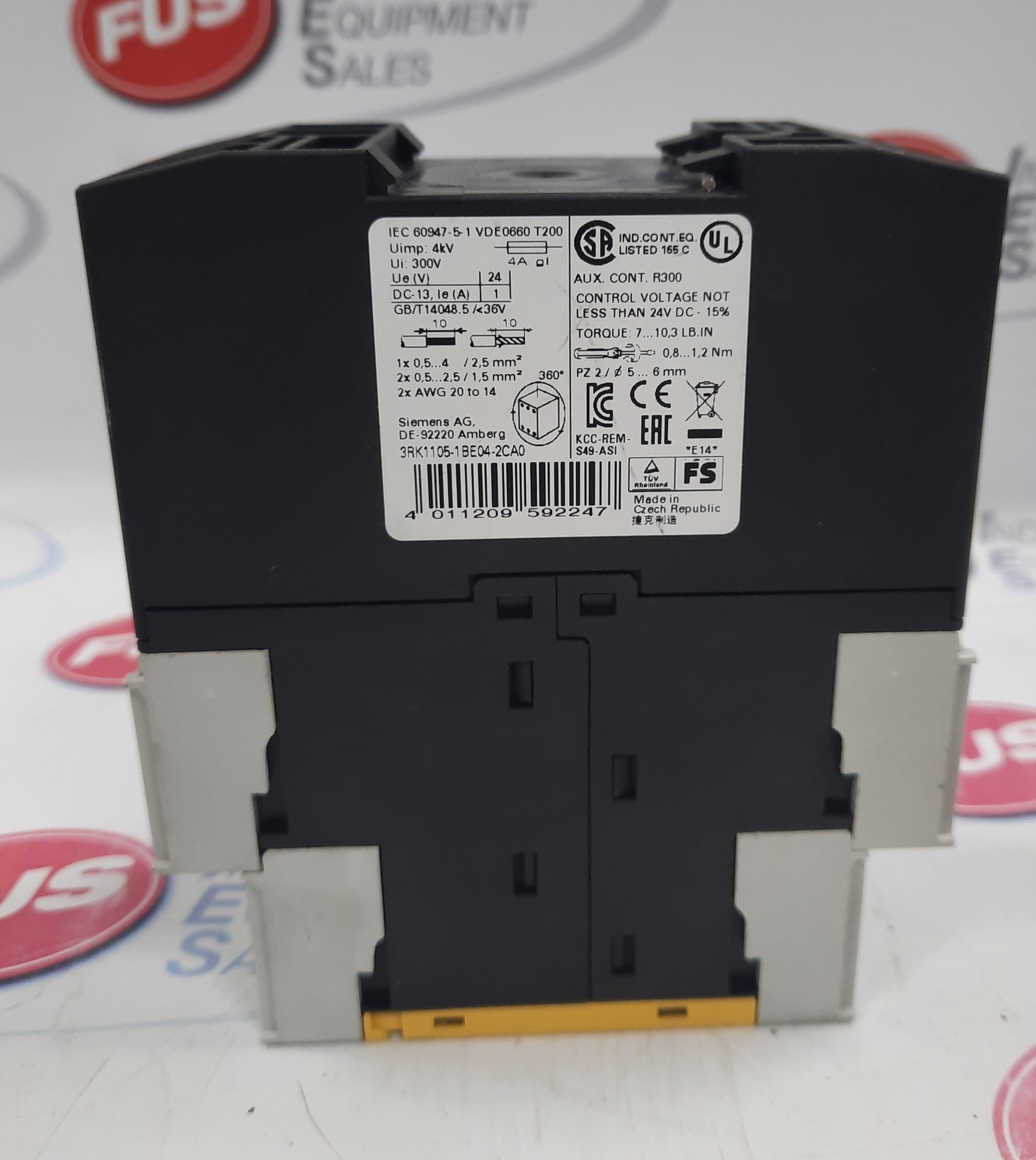 Siemens 3RK1105-1BE04-2CA0 Safety Monitor - FUS Industrial