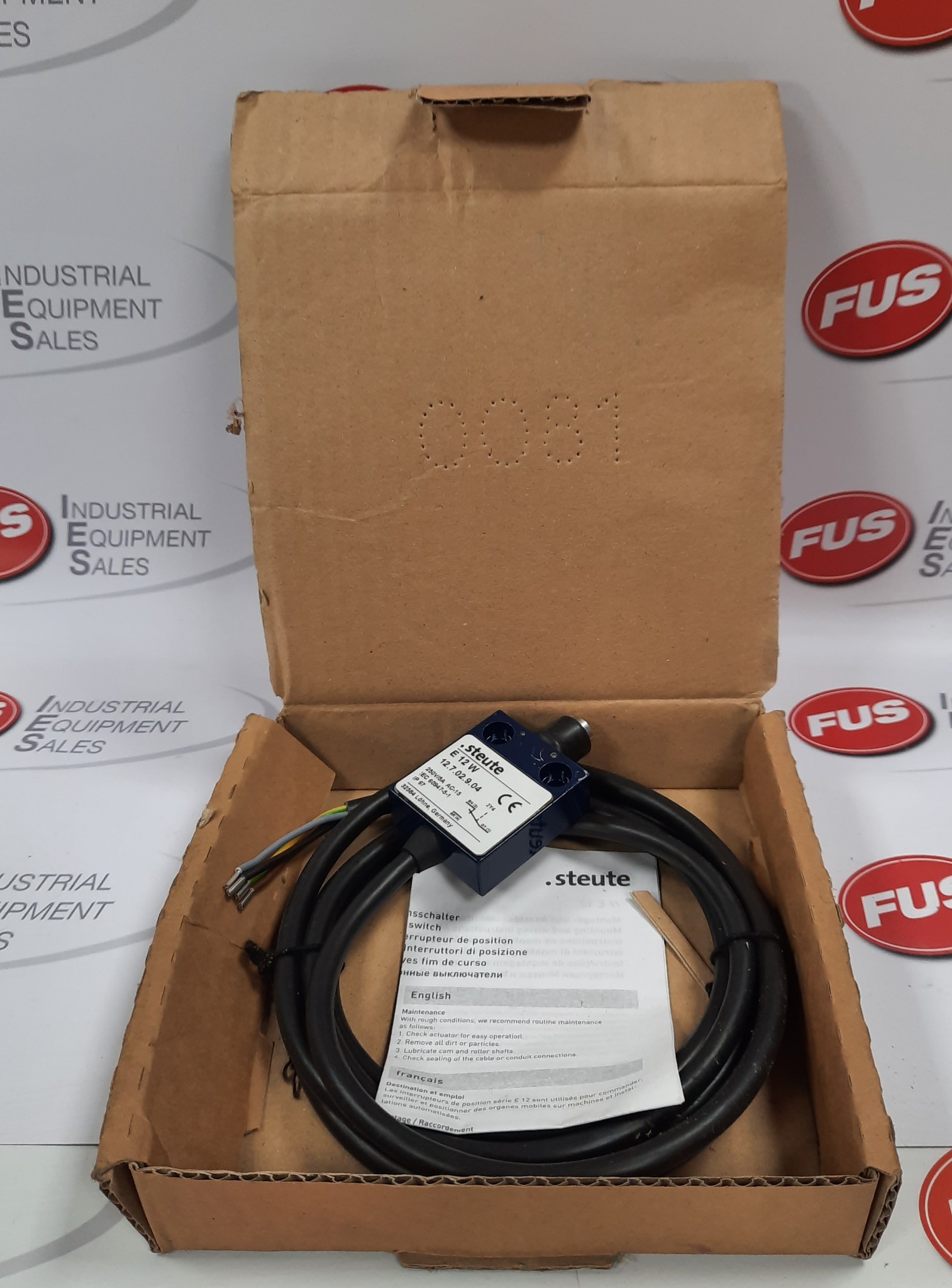 Steute E 12W Position Switch 250v/5a (2M) - FUS Industrial