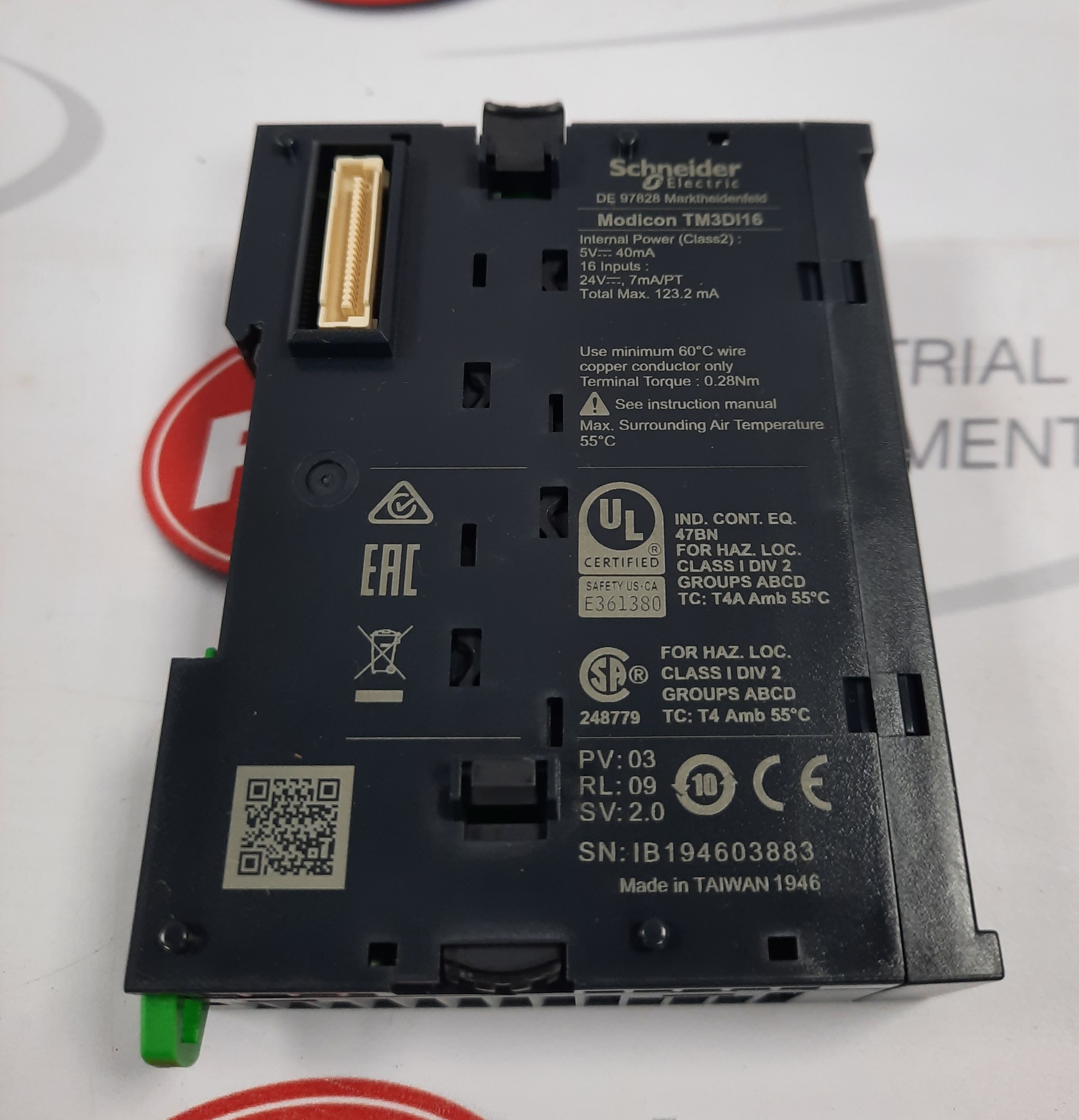 Schneider TM3DI16 Modicon Module 16 Inputs - FUS Industrial