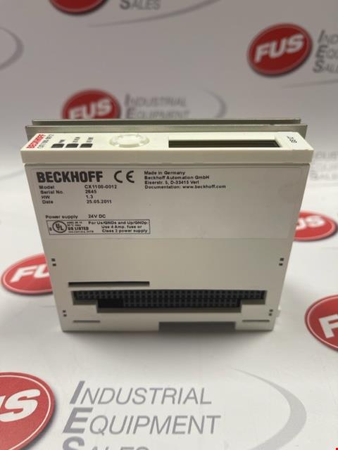 Beckhoff CX1100-0012 Power Supply with E Bus Interface - FUS Industrial