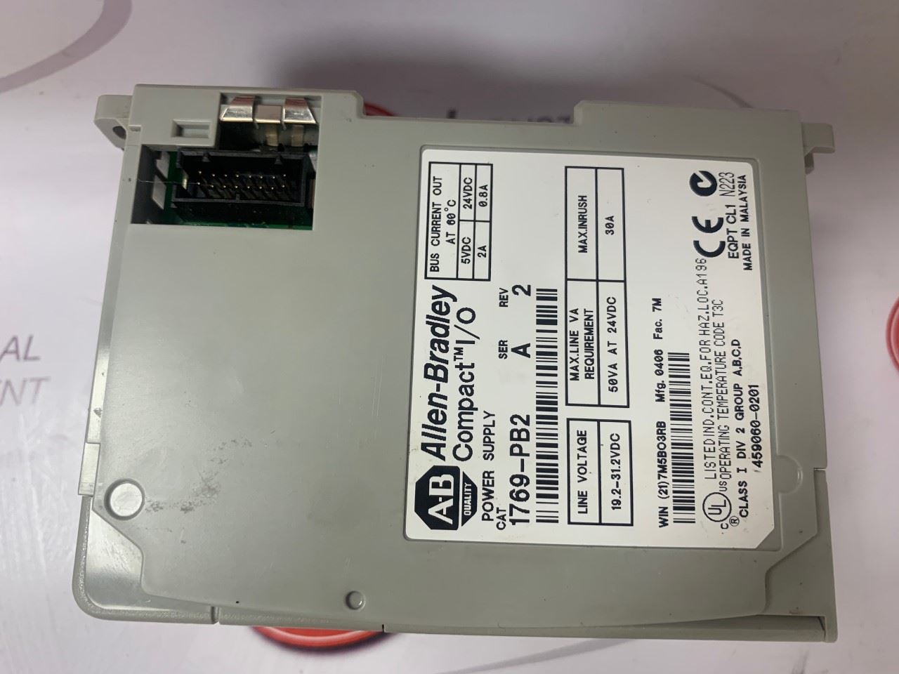 Allen Bradley 1769-PB2 Compact I/O Power Supply - FUS Industrial