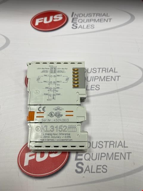 Beckhoff KL3152 2 x Analog Input Terminal, Differential - FUS Industrial