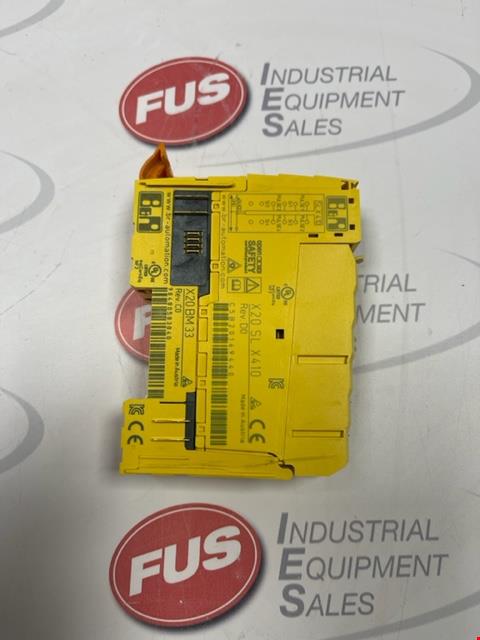 B&R X20 SL X410 Rev D0 Safety Input Module - FUS Industrial