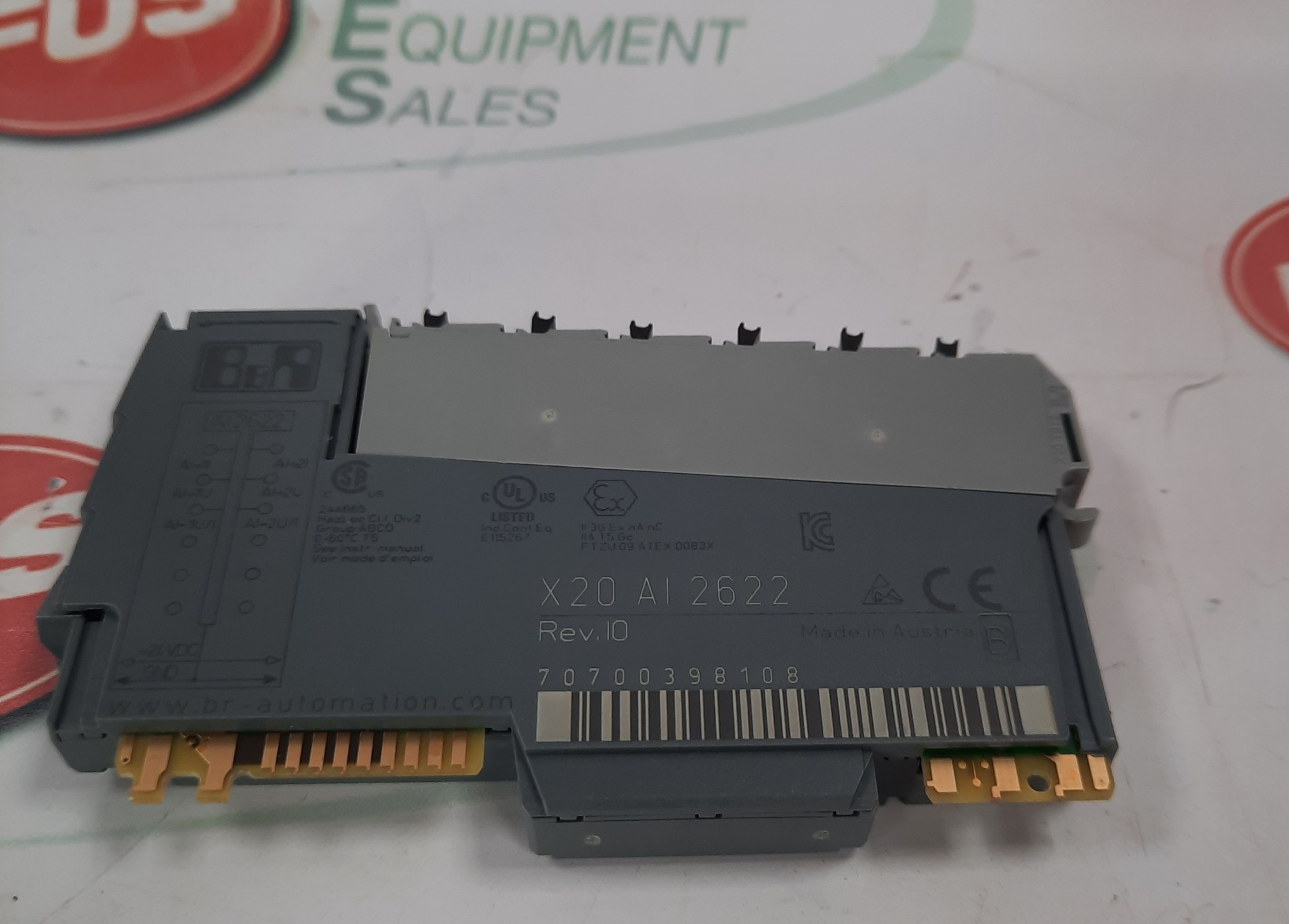 B&R X20 AI 2622 Rev I0 Analog Input Module - FUS Industrial