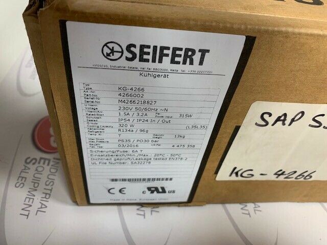 SEIFERT KG-4266 Cabinet Air Conditioner - FUS Industrial